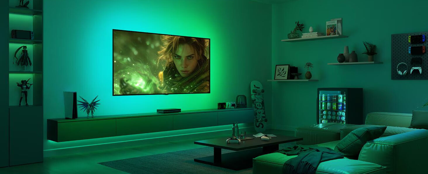 Mit dieser Beleuchtung wird dein Fernseher zum Heimkino
